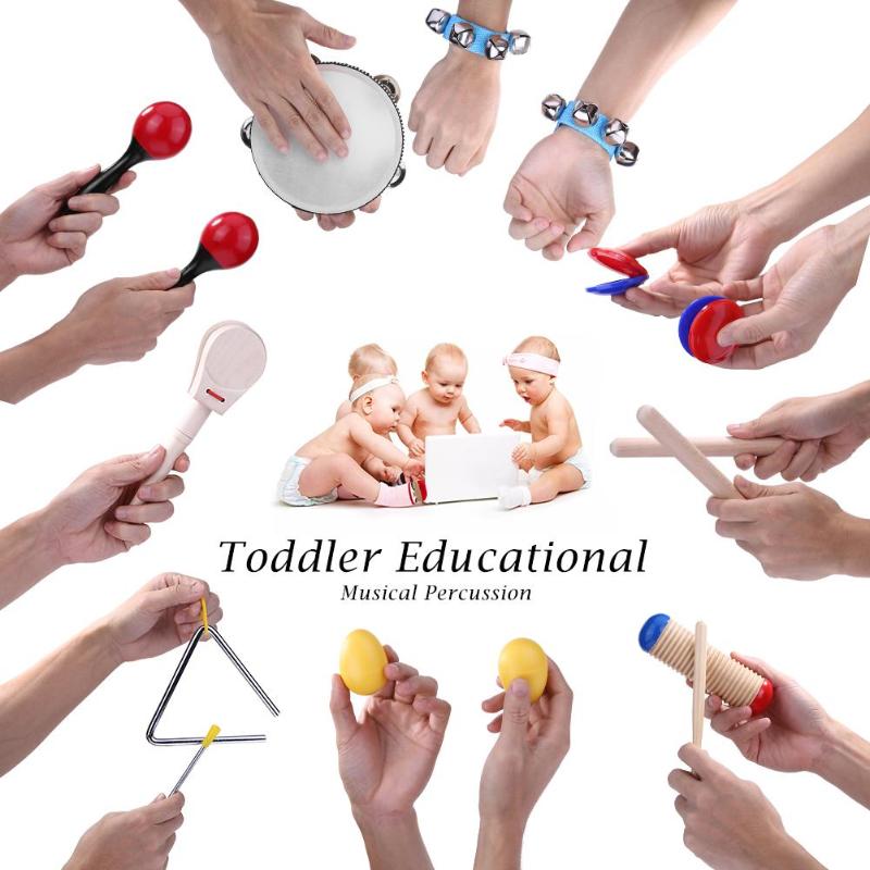 15 stk pjokk pedagogisk musikalsk perkusjon for barn barn instrument ...