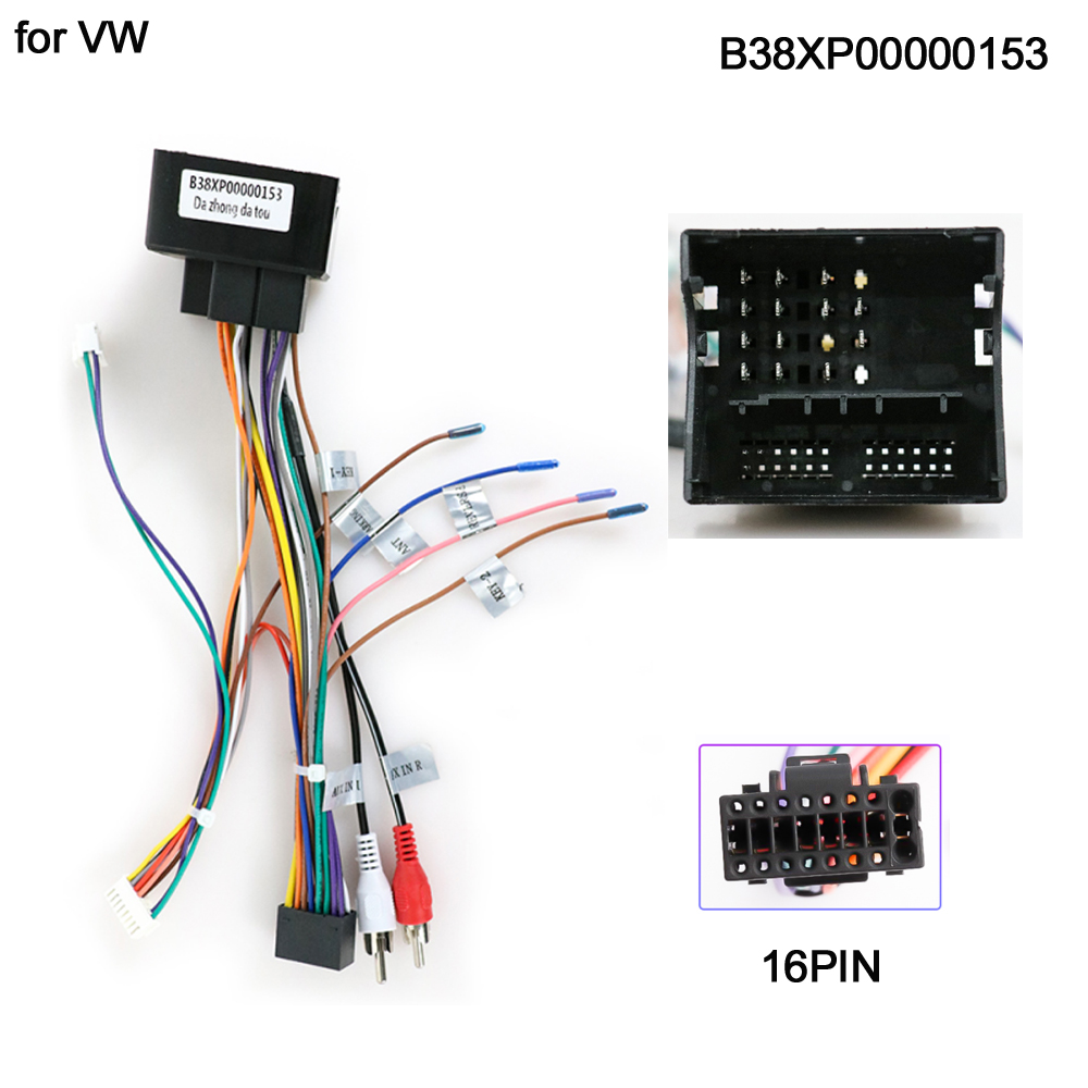 Bosion 16PIN Car Radio ISO Adapter Cable quadlock ... – Grandado