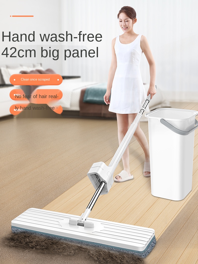 Hand Gratis Vlakmop Huishoudelijke Lui Een Mop Dro... – Vicedeal