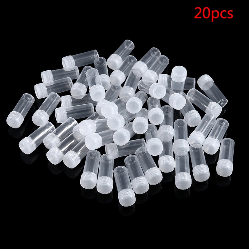 20Pcs 5ml Plastic Bottle Sample Jar 5g Small Barre... – Grandado