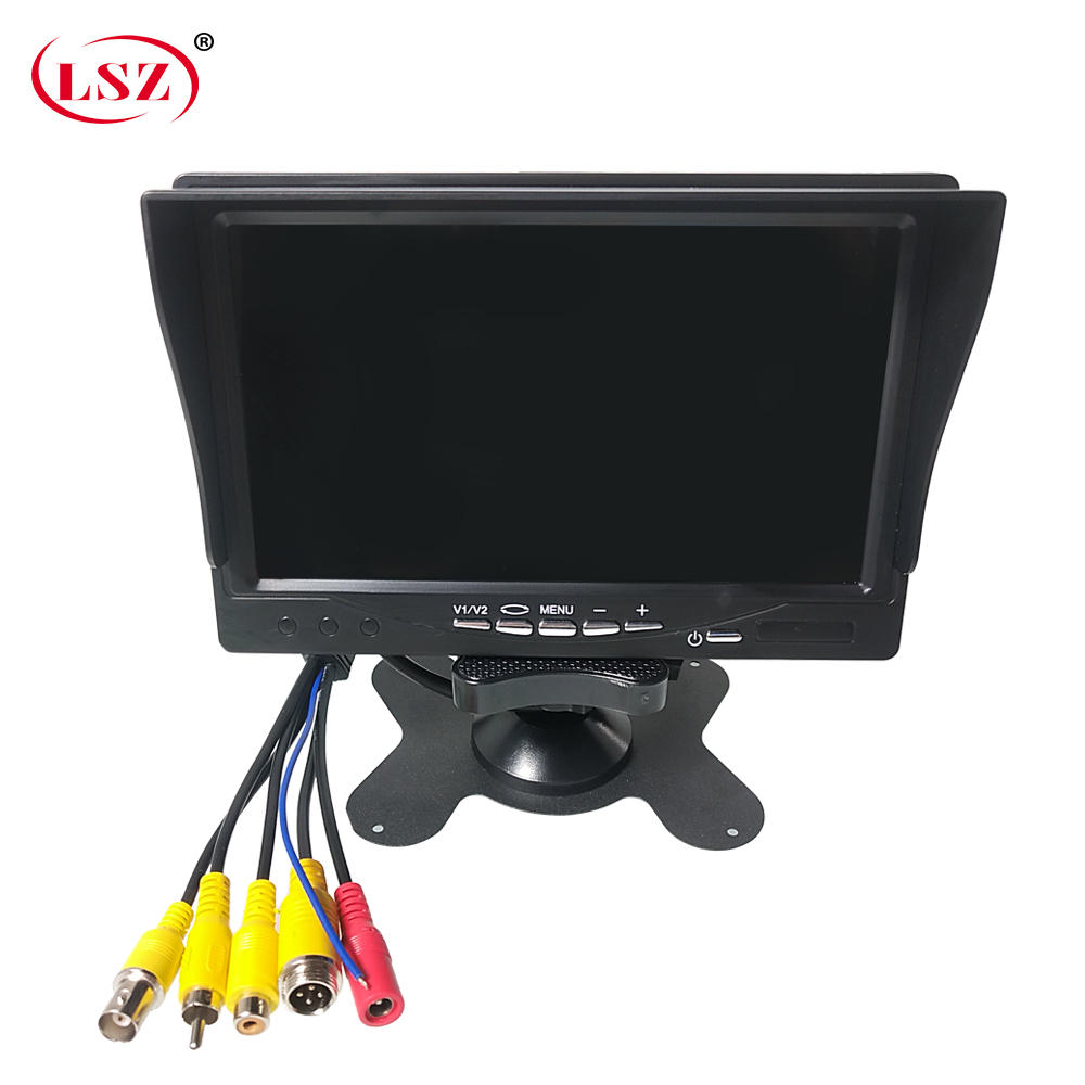 LSZ 7 inch car monitor with sun visor 12v-24v wide... – Vicedeal