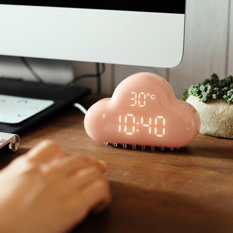 Luminous Alarm Clock Cloud Voice Control Led Desk ... – Grandado