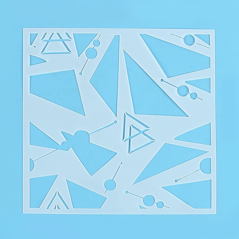 13*13 Geometry Layering Stencils for Diy scrapbook... – Grandado