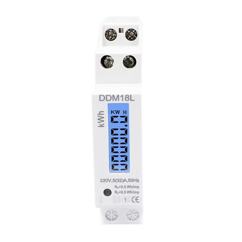 LCD Digital Single Phase Din Rail Electricity Powe... – Grandado