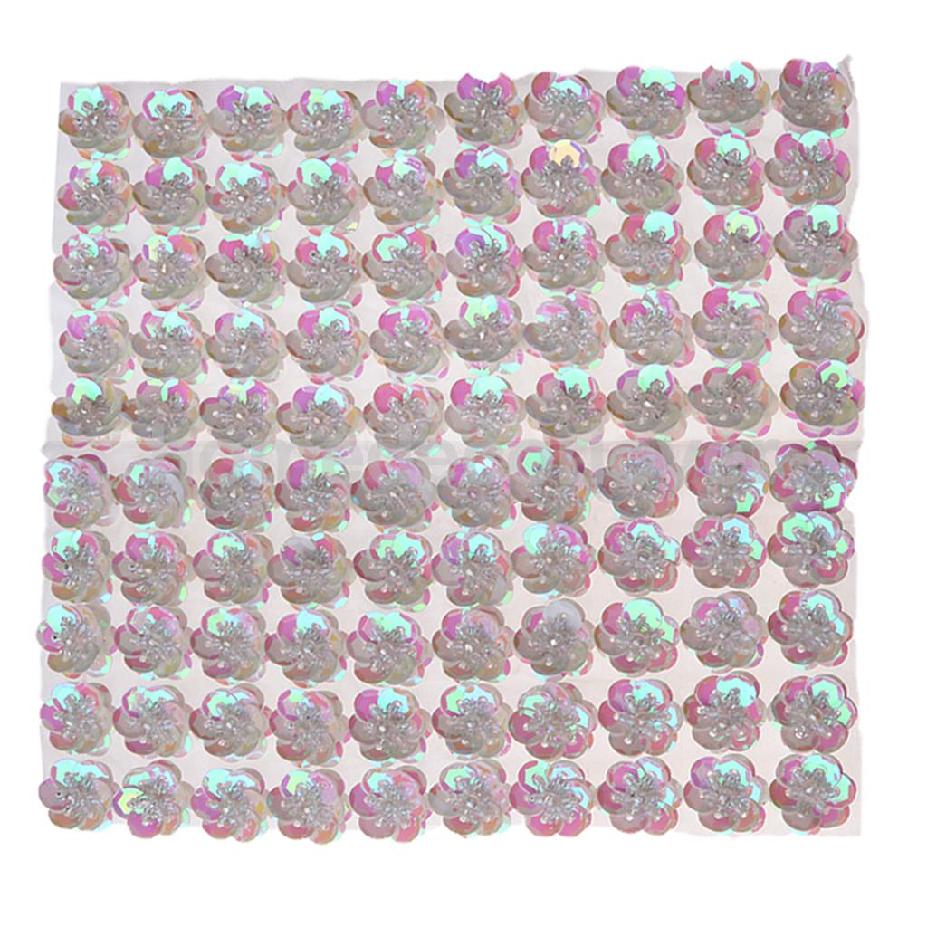100pcs/Set Cupped Sequins Beads Flower Embellishme... – Vicedeal