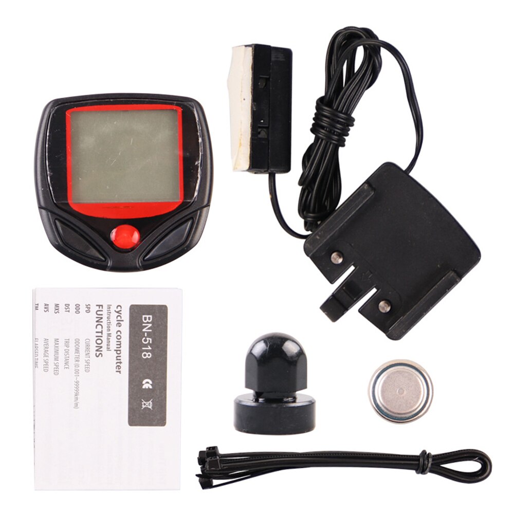 Fietscomputer met lcd-digitaal display, waterdicht... – Grandado