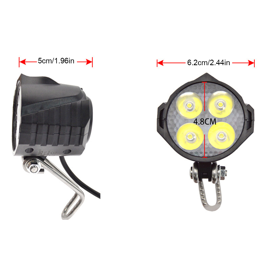 E-Bike Front Brake Rear Light Set 24V 48V Bike Rac... – Grandado