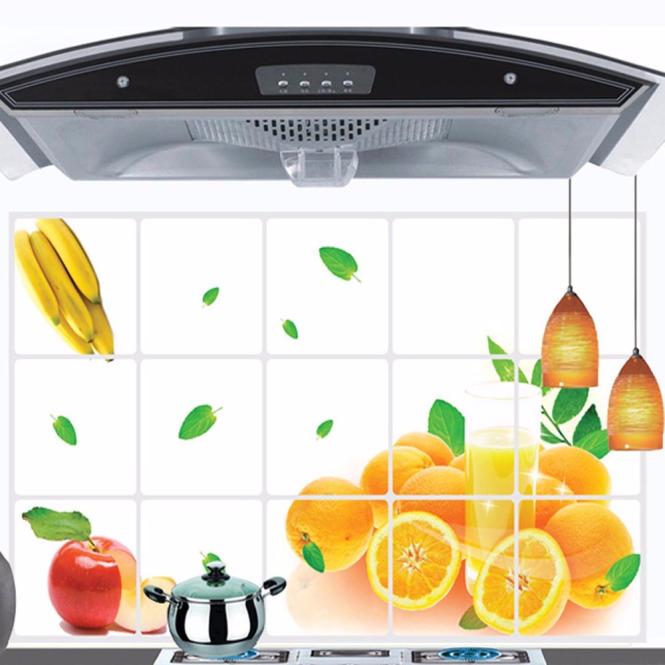 Kitchen Oilproof Removable Wall Stickers Art Decor... – Grandado