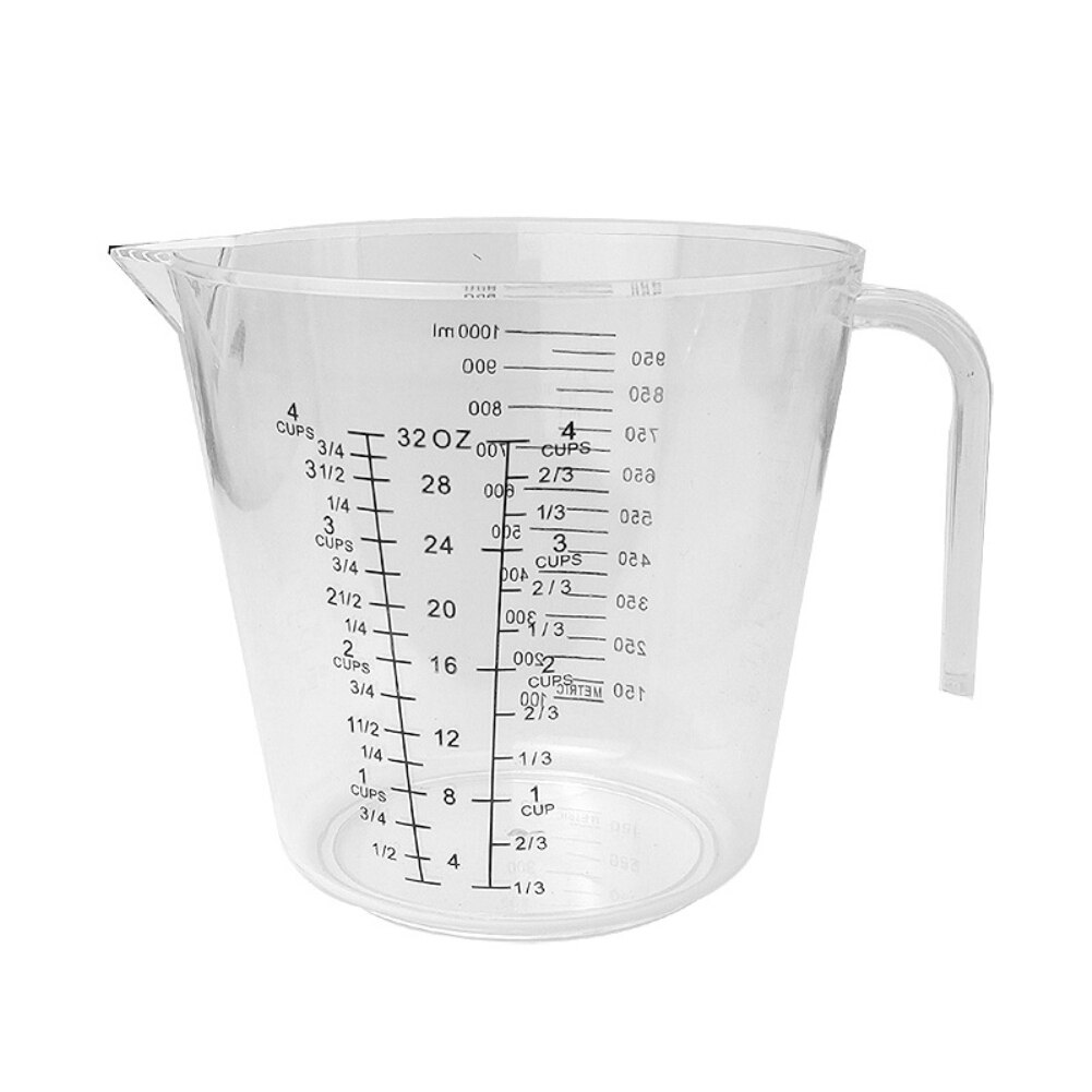 Transparent measuring cup with scale plastic cup k... – Vicedeal
