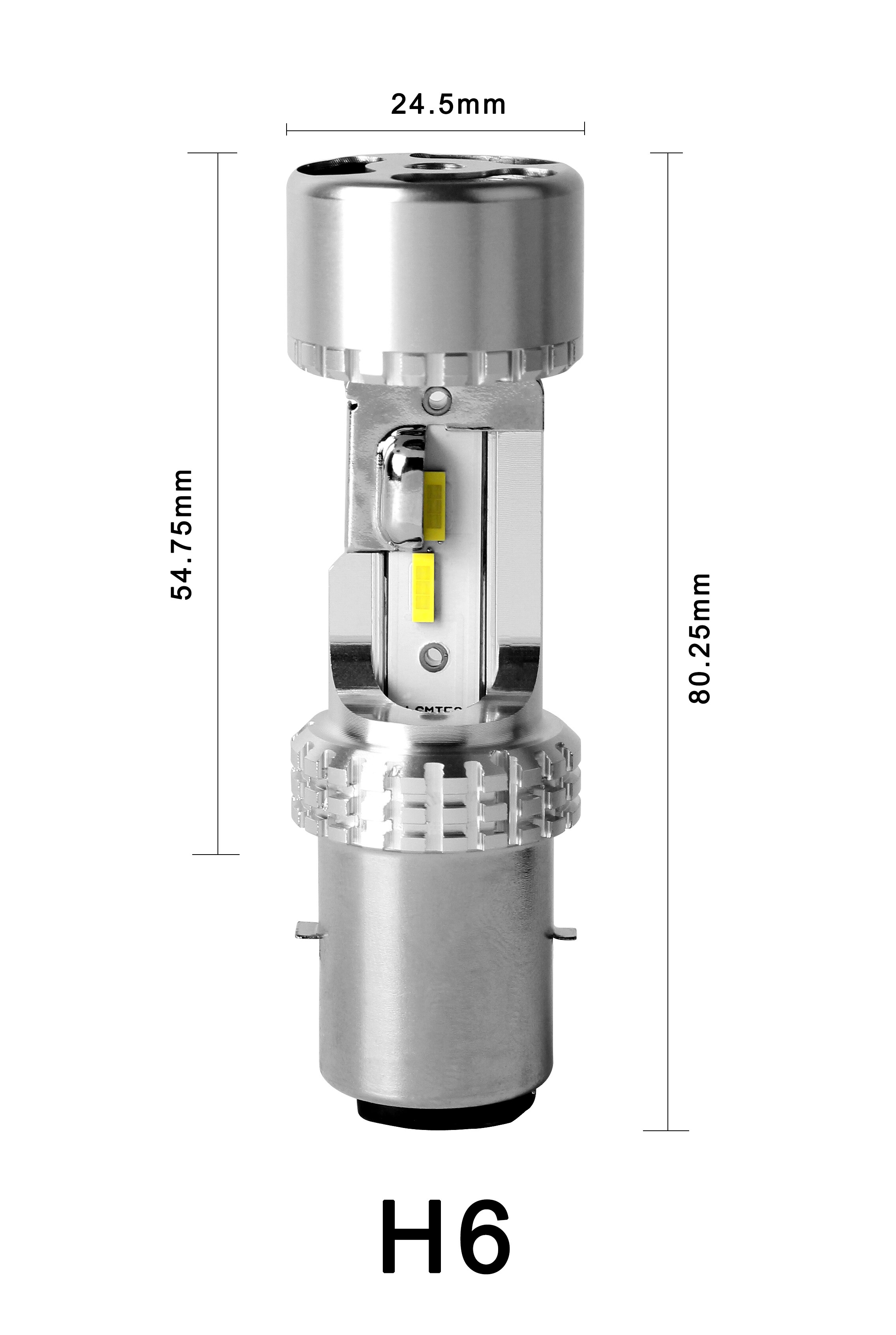 2 Stuks Motorcycle Led Koplamp H4 HS1 BA20D H6 Blu... – Vicedeal