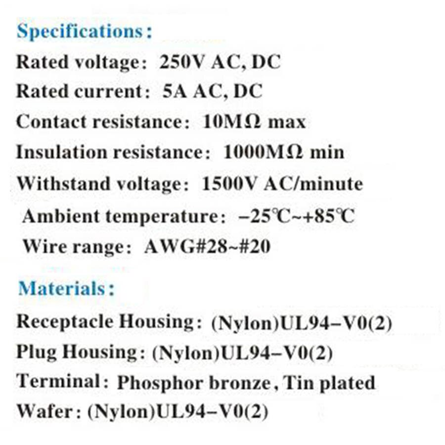 50 pcs Crimp Terminal 5556-RT 5558-PT Voor Connect... – Grandado