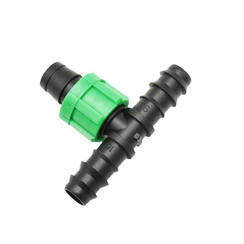 Garden hose 1/2 to 16mm drip tape tee connector lo... – Grandado