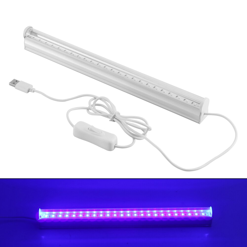 USB LED Blacklight Blue UV Light Bar Portable T5 T... – Grandado