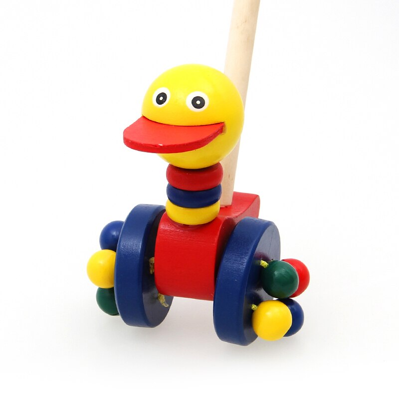 Kids Push Pull Toy Baby Walks Wooden Toys Horizont... – Vicedeal