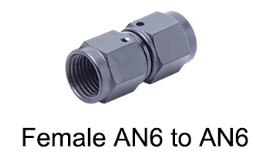 Aluminium AN6 Om AN6 Rechte Vrouwelijke Swivel Cou... – Grandado