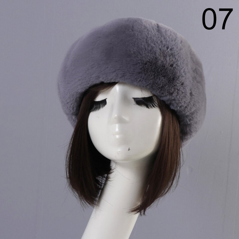 Winter Elastic Earmuffs Turban Thick Furry Hairban... – Grandado