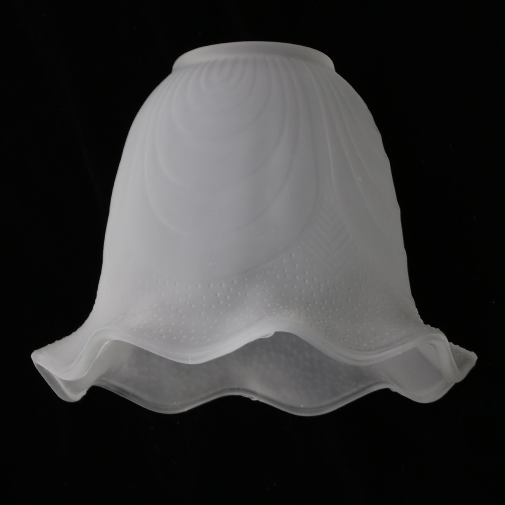 Frosted White Glass Flower Petal Replacement Shade... – Grandado