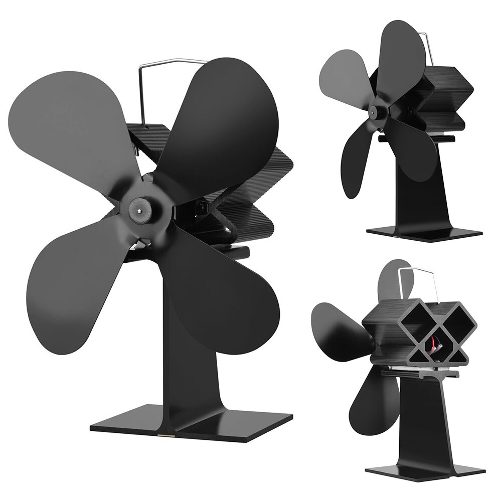 Warmte Aangedreven Warmte Distributie Kachel 4 Bla... – Vicedeal