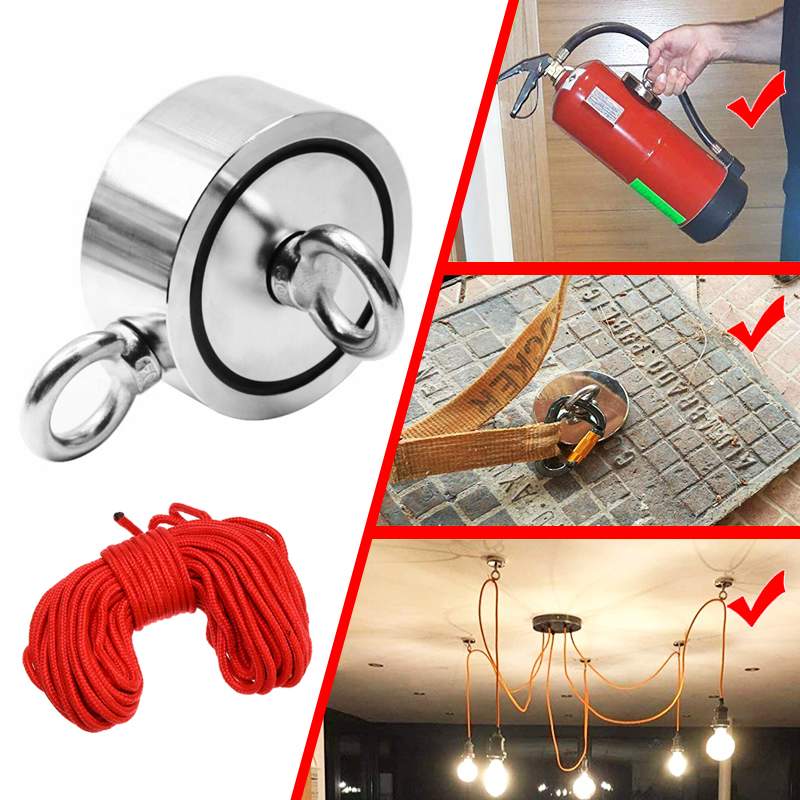 400KG Super Strong Magnet Pot Fishing Magnets Salv... – Grandado