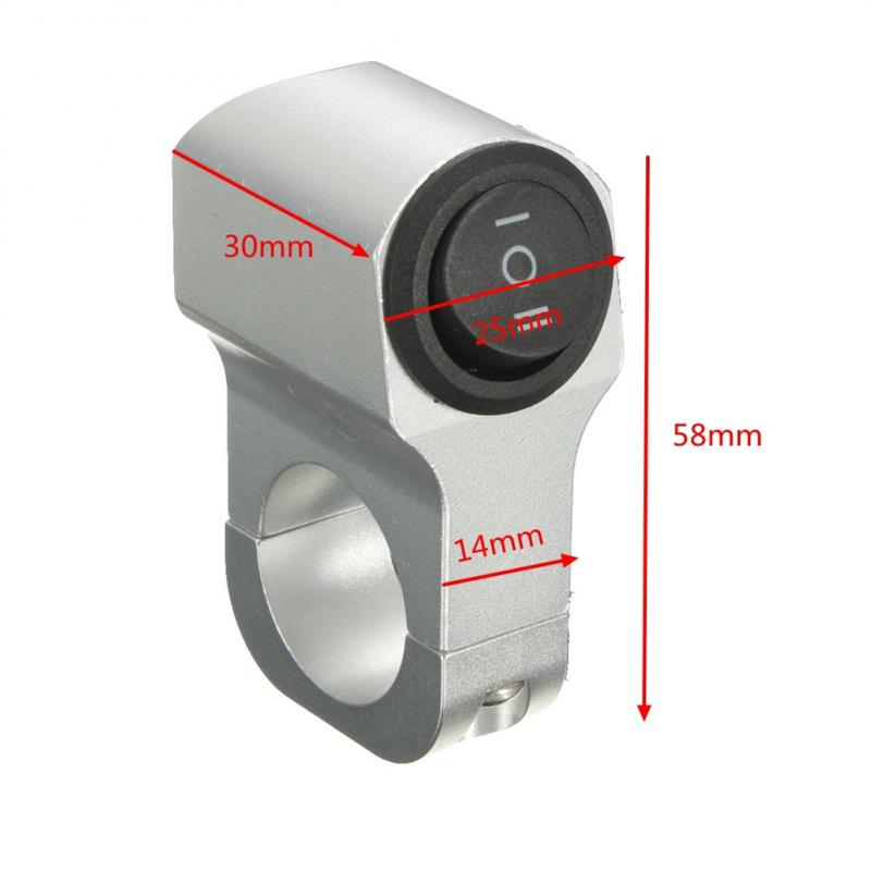 12V Aluminum Alloy Motorcycle Handlebar Switch Mod... – Vicedeal