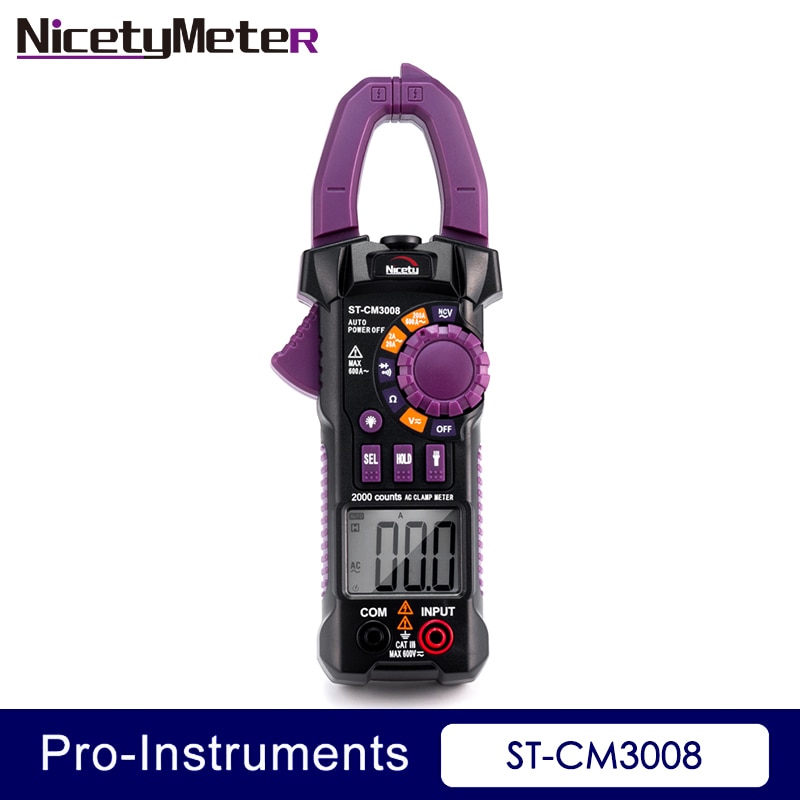 Nicety ST-CM3008 True RMS 2000 Counts Digital AC C... – Grandado