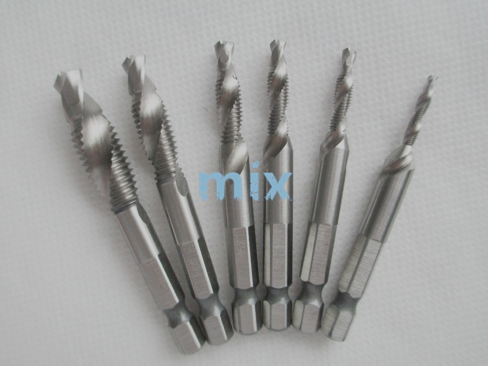 1PC 1/4 INCH Hand Tap Hex Shank HSS Screw Spiral P... – Grandado