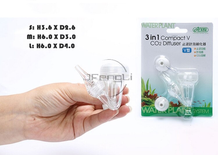 ISTA 3 In 1 Compact V CO2 Diffuser With Bubble Cou... – Vicedeal