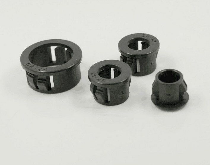 200PCS/1LOT Black Nylon Snap Bushing Cord Buckle-T... – Vicedeal