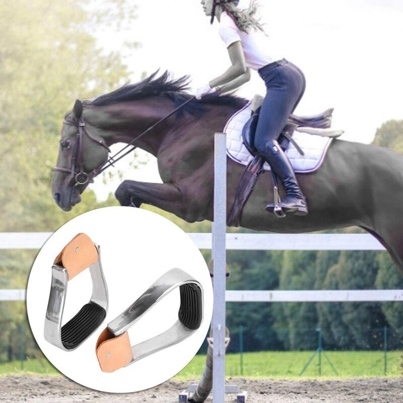 Aluminum Cushioned Western Stirrups Inner Width 12... – Grandado