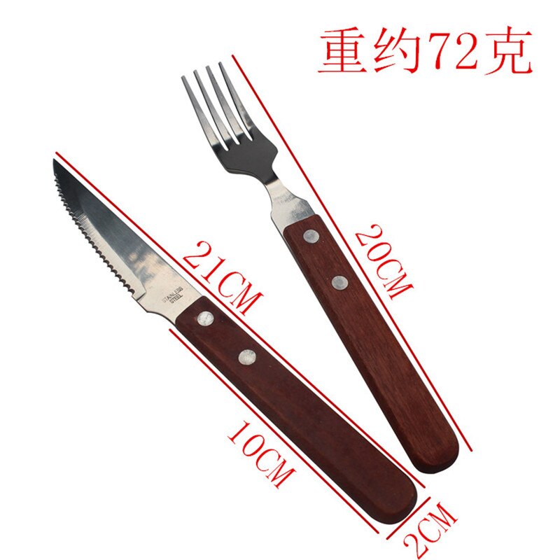 Rustfritt stål bestikk western kniv europeisk best... – Grandado