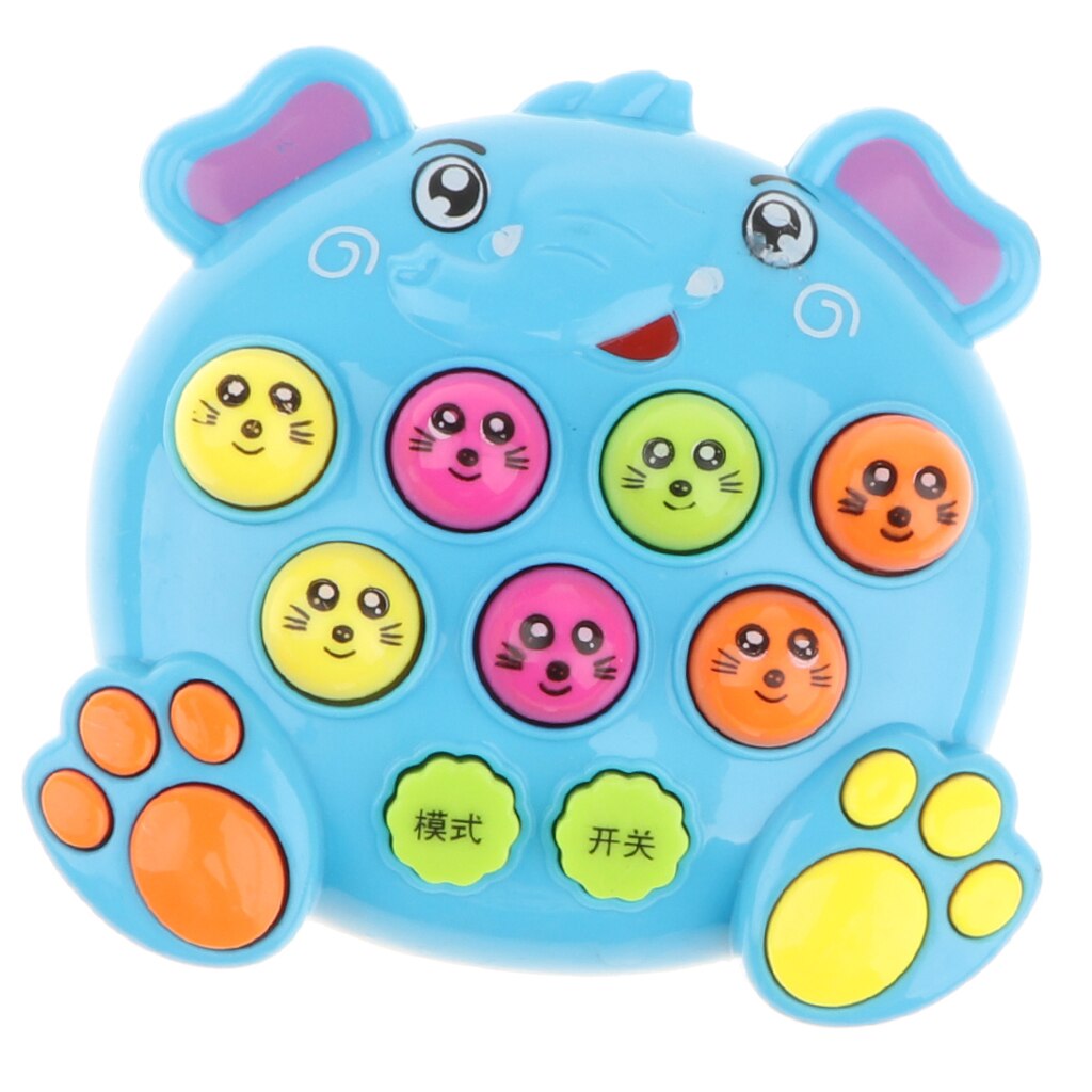 Blue Electronic Hit Hamster Whack A Mole Handheld ... – Grandado