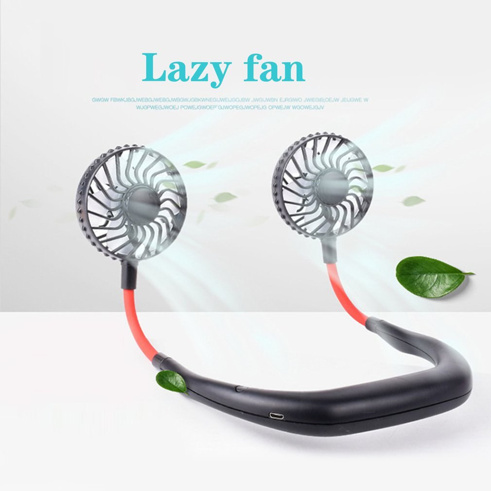 Hanging Neck Fan Portable Lazy Charging Small Fan ... – Grandado