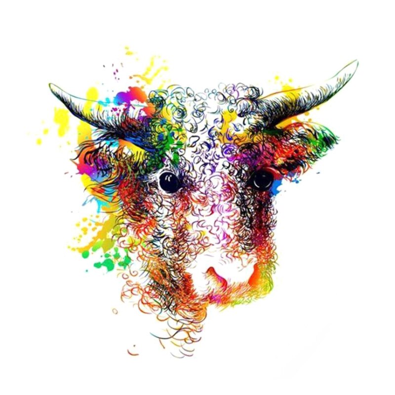 Cartoon Cow DIY 5D Diamond Painting Mosaic Animals... – Vicedeal