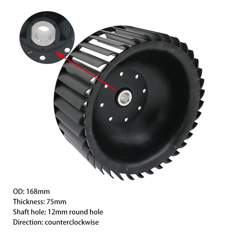 PP Centrifugal Wheel Fan Dia. 168mm Blower Fan Whe... – Grandado