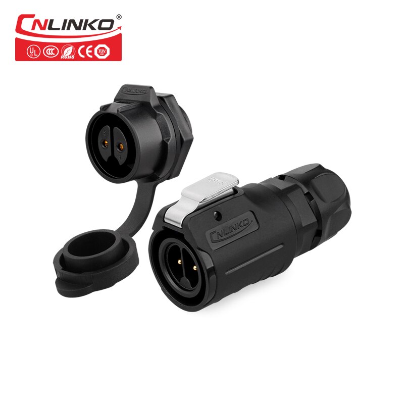 Cnlinko M16 2 Pin Kunststoff Wasserdichten Stecker... – Vicedeal