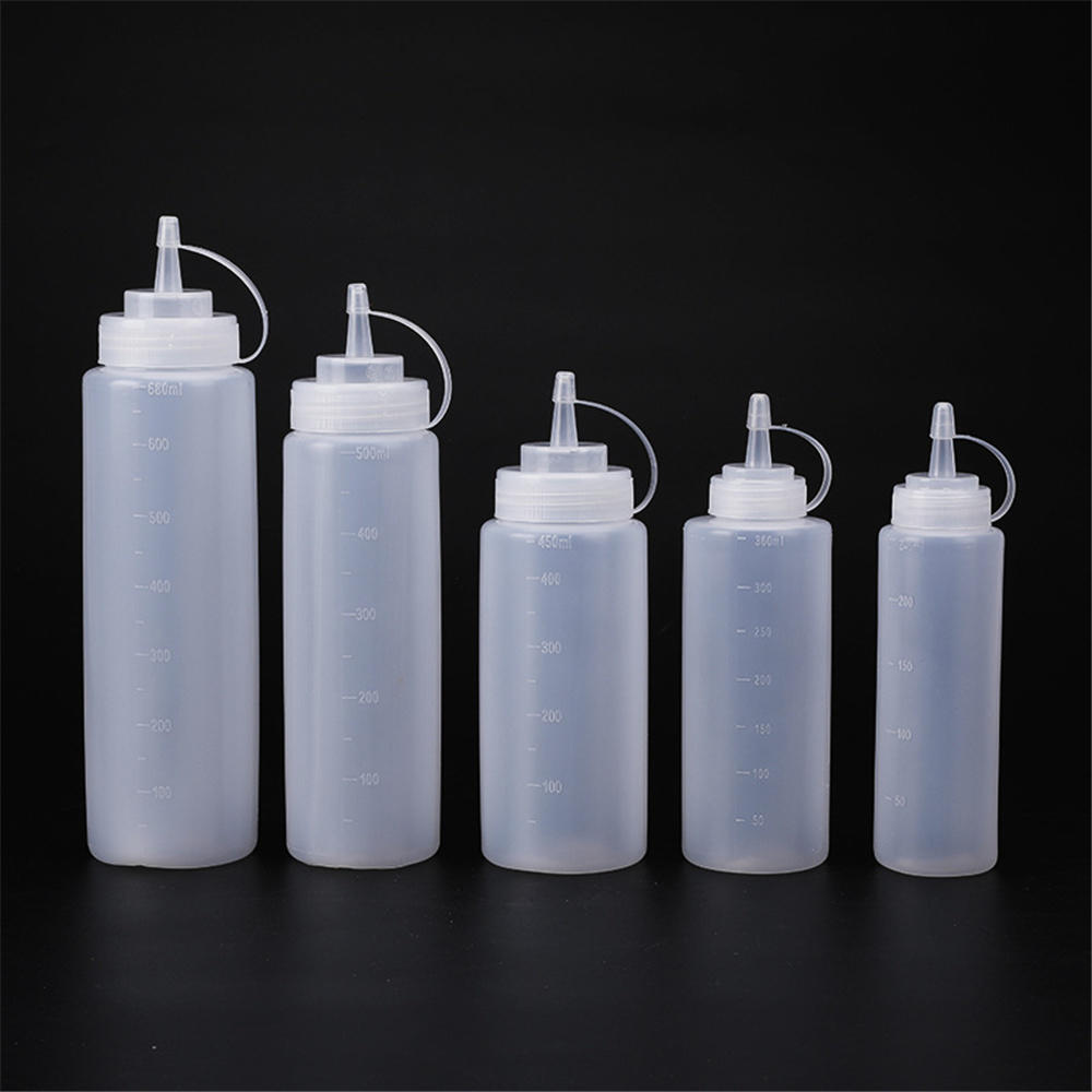 Botellas de condimentos exprimibles con tapas para... – Grandado