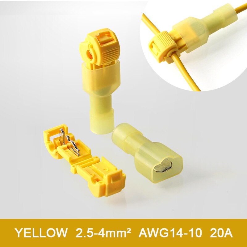 Wire Connector 30pcs T-Tap Self-Stripping Quick Sp... – Grandado