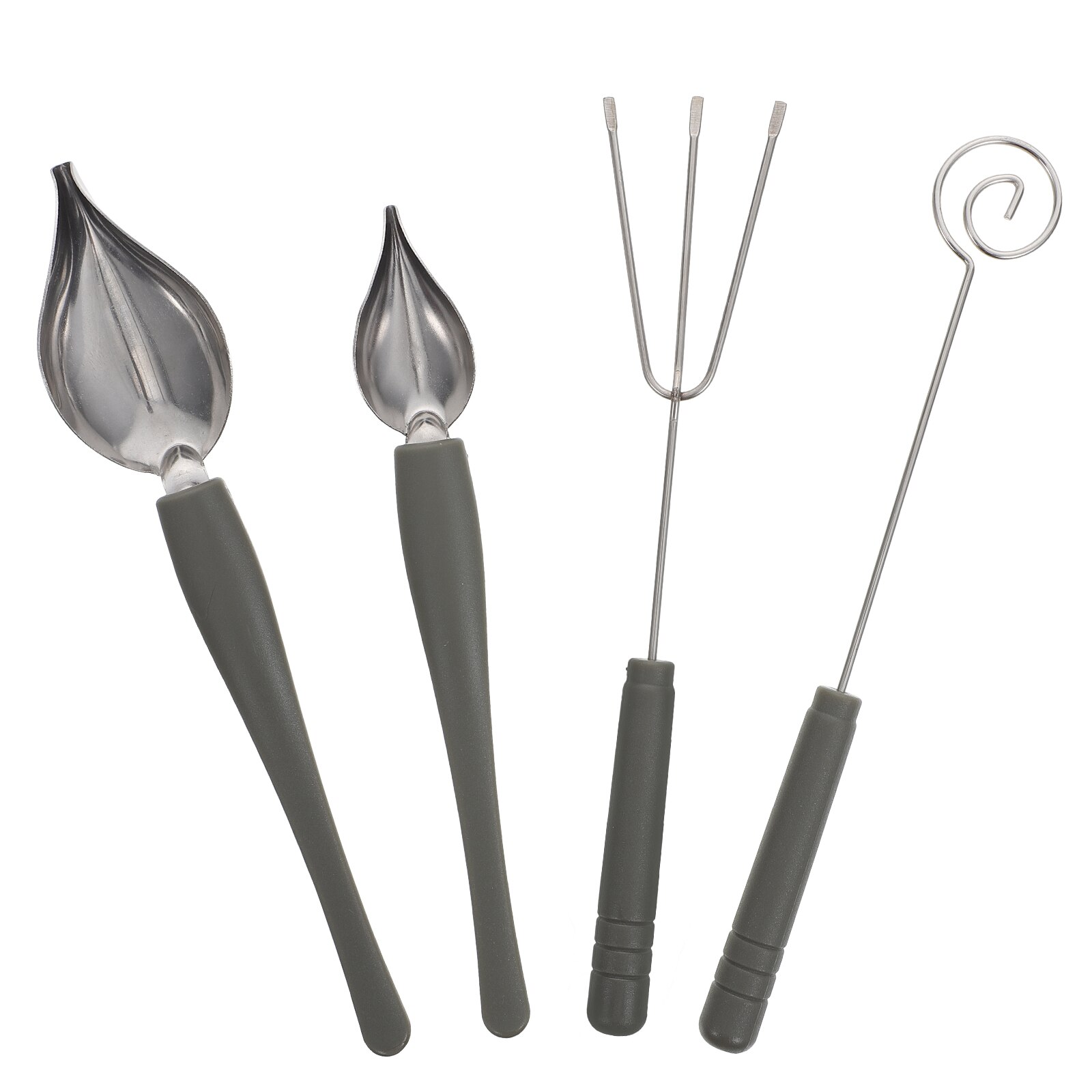 4Pcs Stainless Steel Decorating Spoons Chocolate D... – Grandado