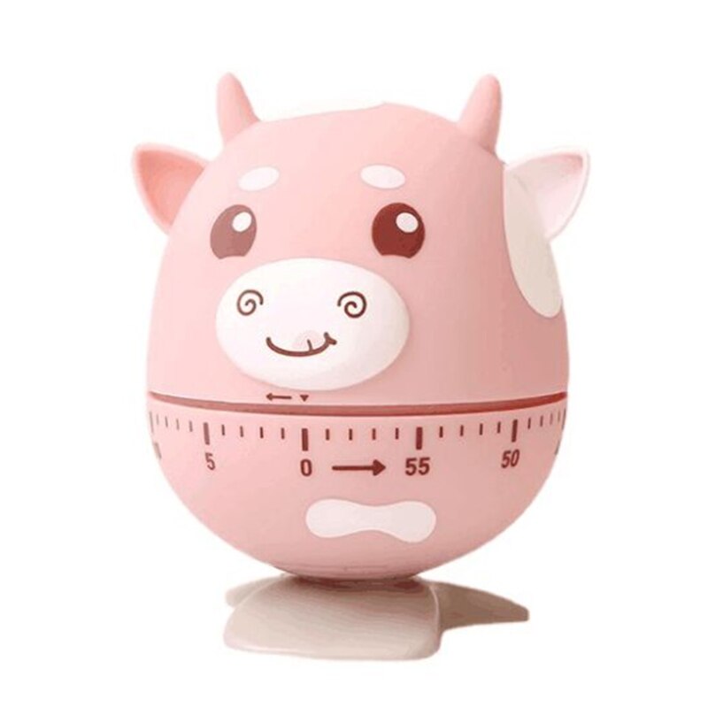 Cute Cartoon Cow Kitchen Timer 60 Minutes Mechanic... – Vicedeal