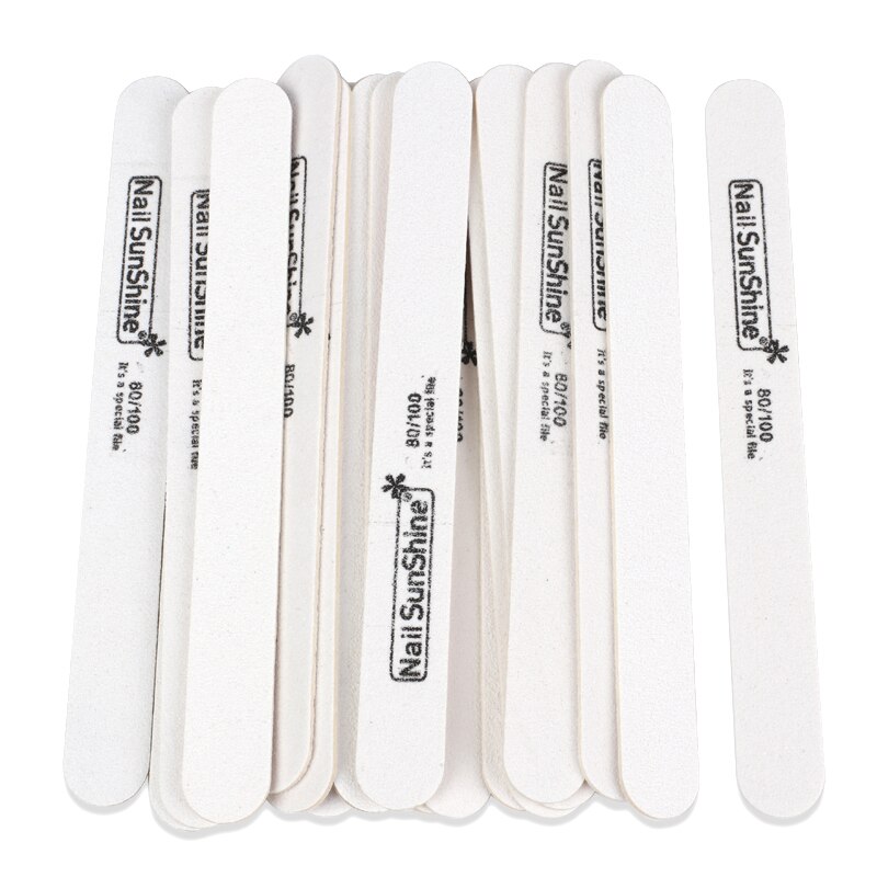 10pcs/lot Wooden Nail Files For Manicure 80/100 Wh... – Vicedeal