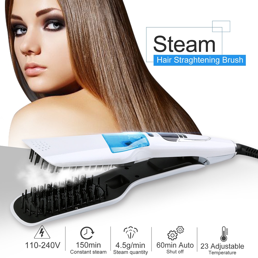 Ceramic Hair Straightener Flat Iron Infrared Heat ... – Grandado