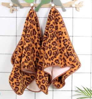 Leopard Handdoek Set Coral Fluwelen Handdoeken Voo... – Grandado
