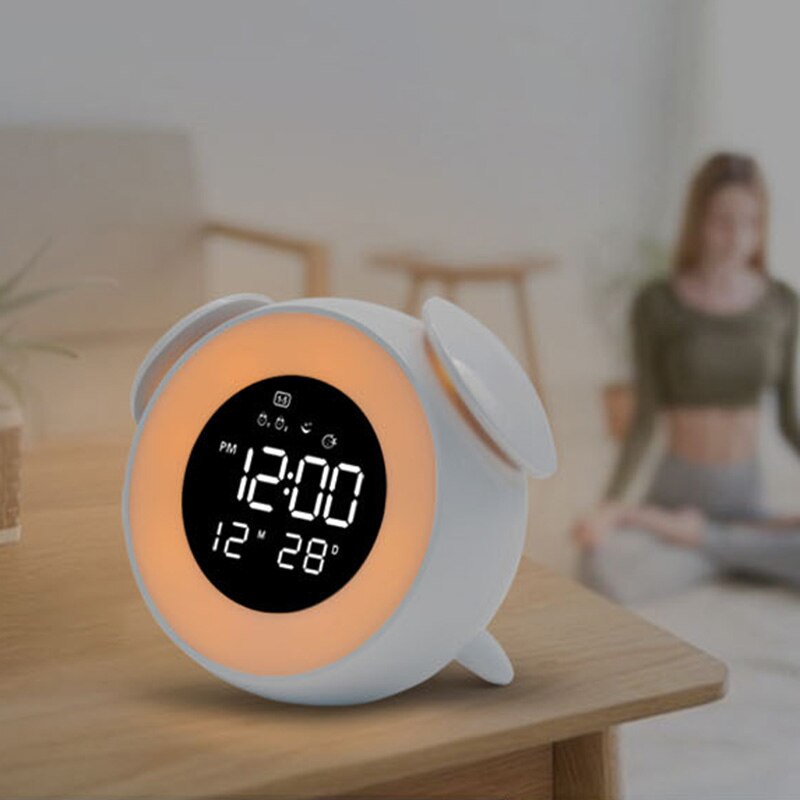 Touch Sensing Digital Alarm Clock Sunrise Sunset L... – Grandado