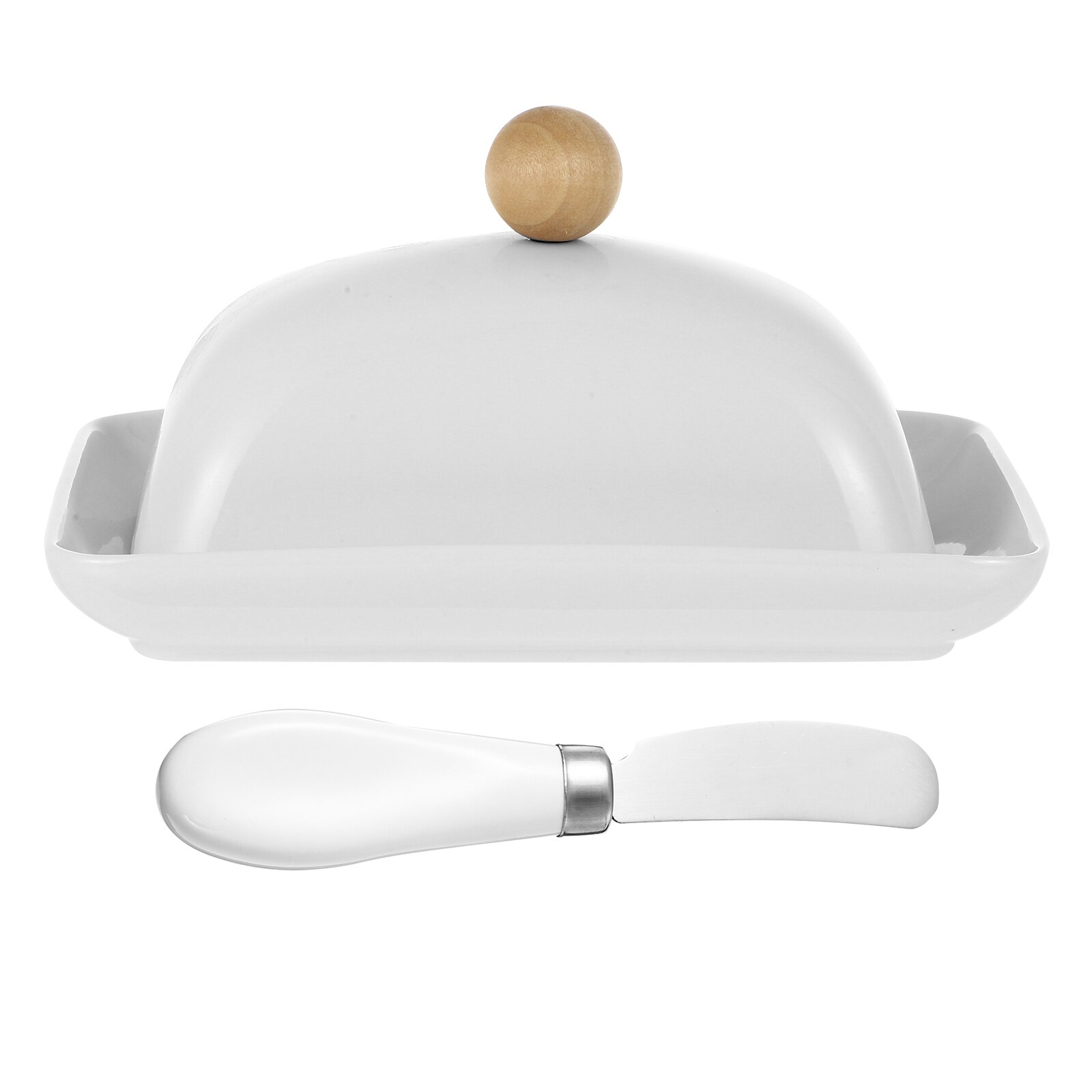 1 Set Butter Tray Ceramic Butter Holder Countertop... – Grandado