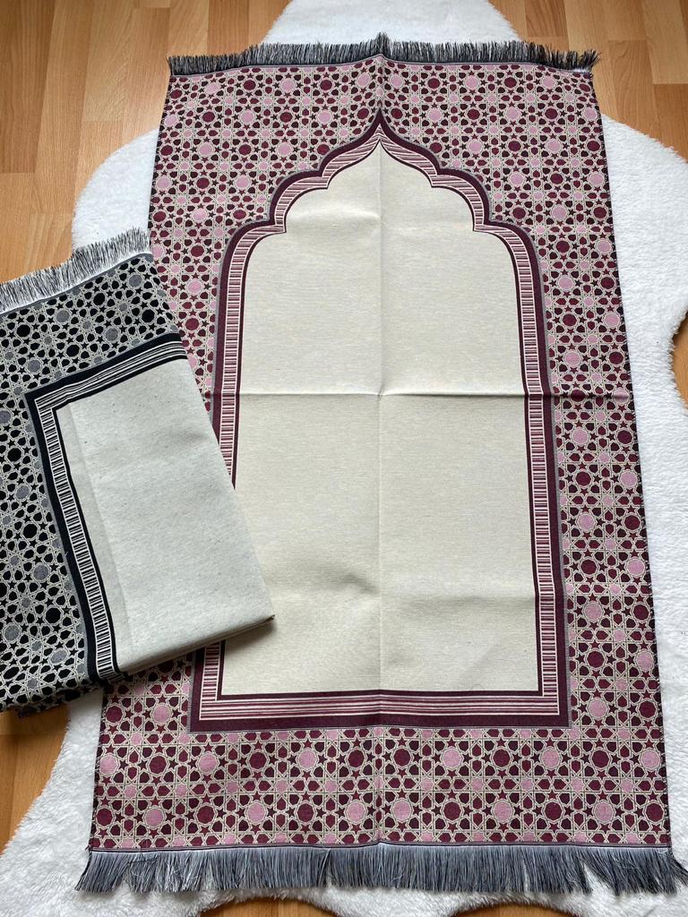 Muslim Prayer Rug, Velvet Prayer Mat, Islamic Set,... – Vicedeal