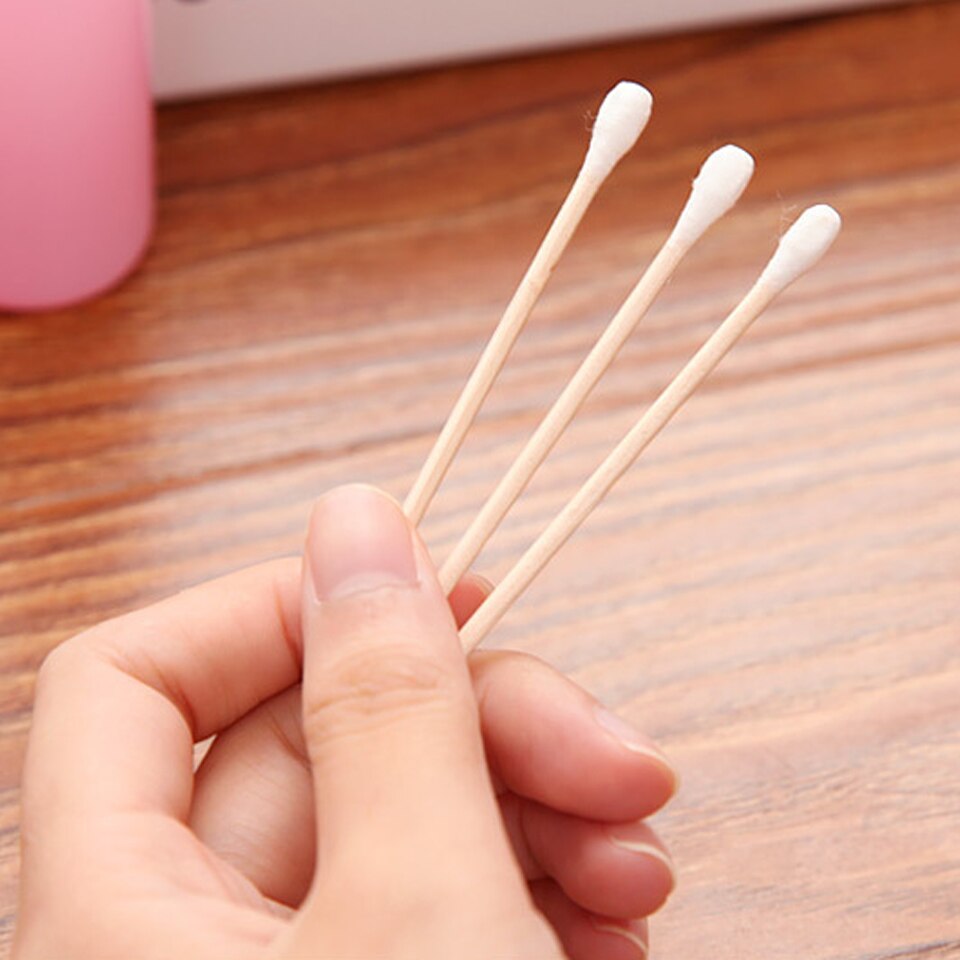 50 bolsas para limpiar las orejas hisopos de algod... – Grandado