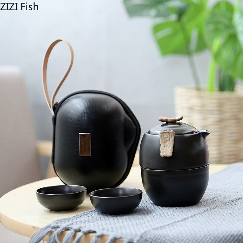 Chinese White Tee Reise Tee-Set Kung Fu TeaSet Ker... – Vicedeal