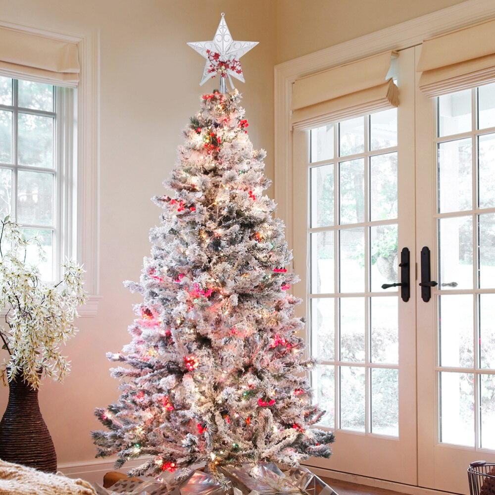 20cm Christmas Tree Star Topper Glittering Christm... – Vicedeal 20cm Christmas Tree Star Topper Glittering Christm... – Vicedeal