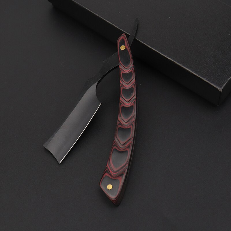 Rvs Zwart Men's Scheermes Barbershop Handleidi... – Vicedeal