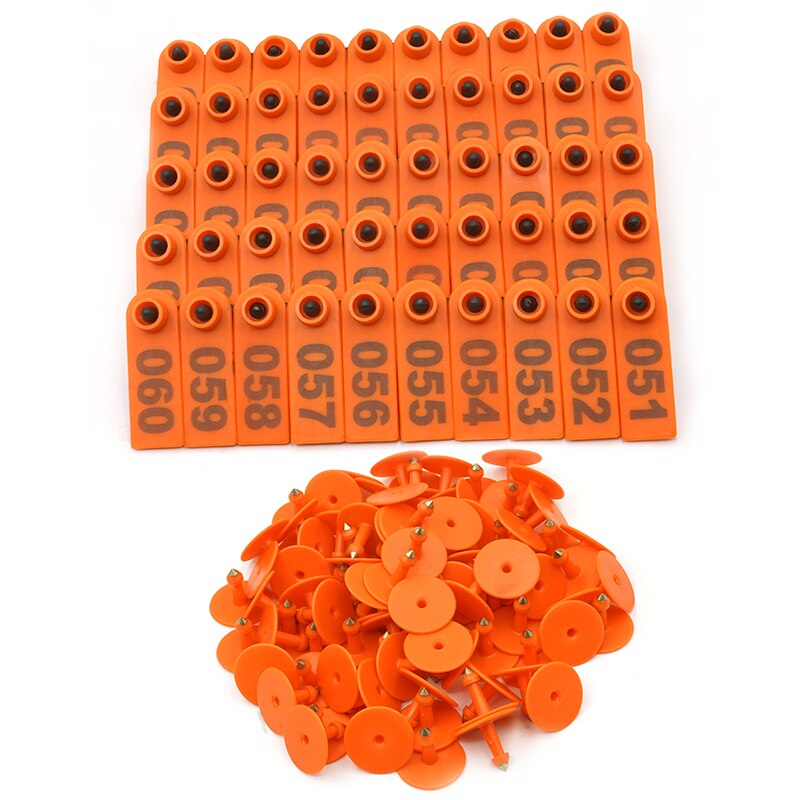 100 Pcs Animal Ear Tag Card Sheep Pig Ear Marker C... – Grandado